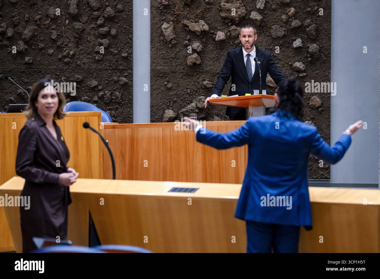 THE HAGUE - Ismail el Abassi (DENK) during a debate in the House of ...