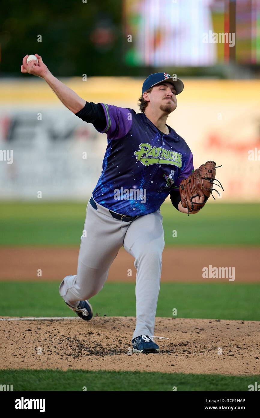 Somerset Patriots pitcher Ben Hess (26) during an MiLB Eastern League ...
