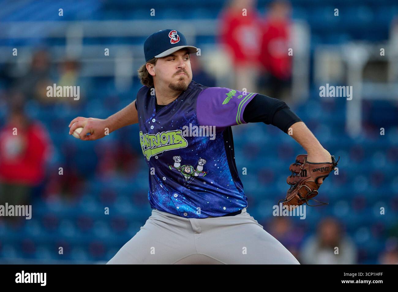 Somerset Patriots pitcher Ben Hess (26) during an MiLB Eastern League ...