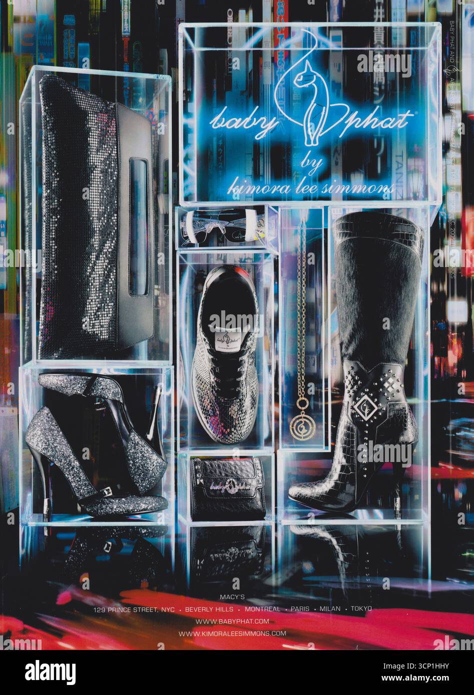 poster advertising Baby Phat by Kimora Lee Simmons fashion house in ...