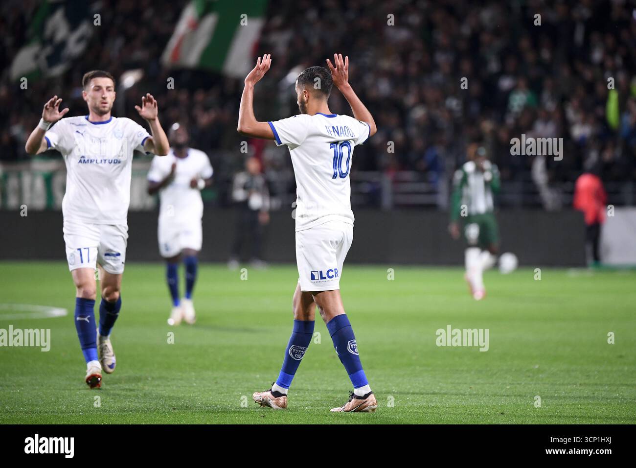 10 Merwan IFNAOUI (red) during the Ligue 2 BKT match between Red Star ...