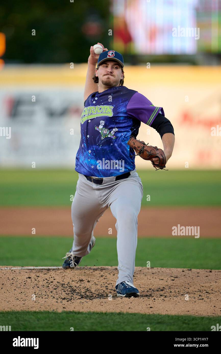 Somerset Patriots pitcher Ben Hess (26) during an MiLB Eastern League ...