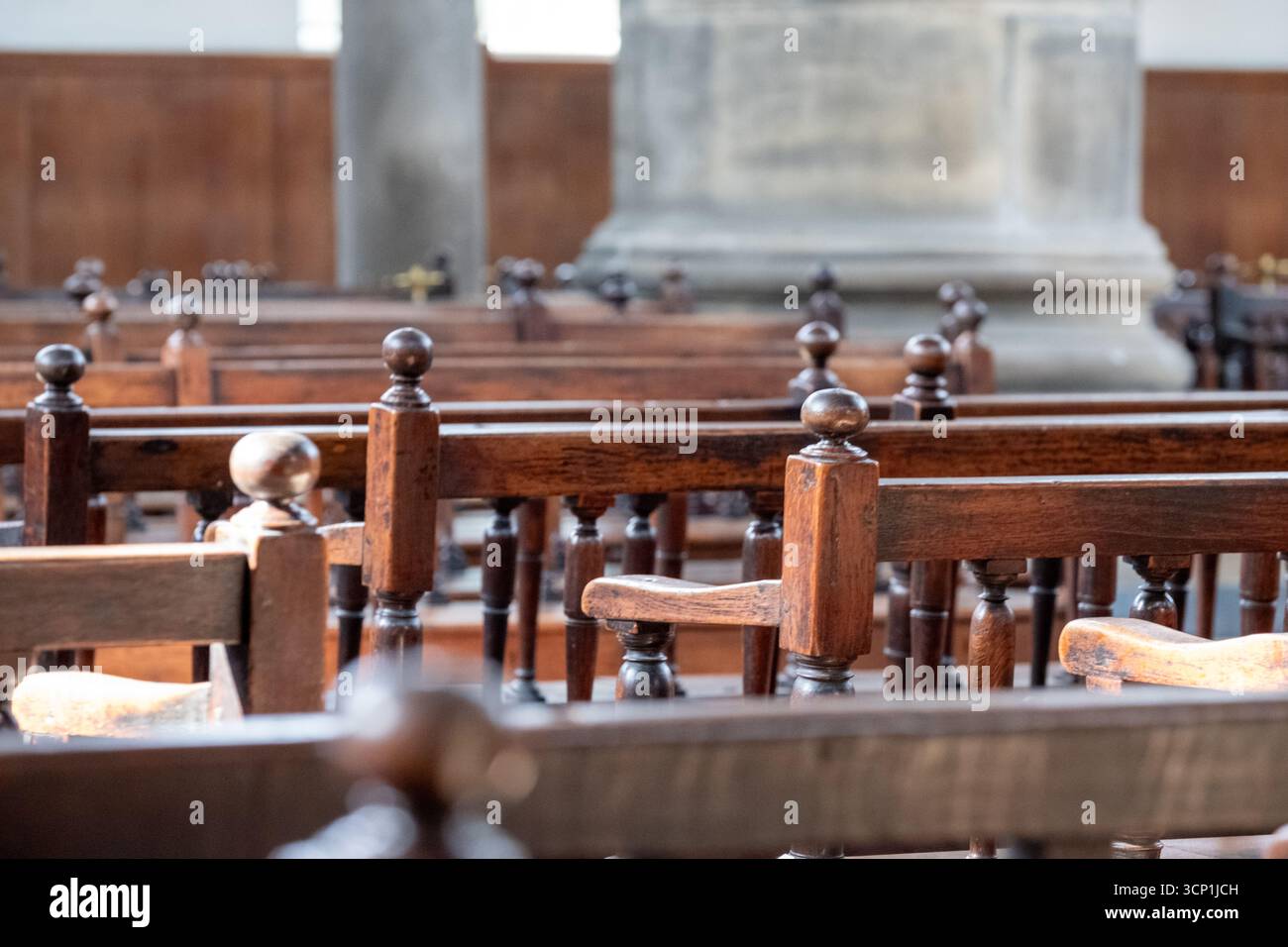 Interior of the Sephardic Portuguese Synagogue in the former Jewish ...