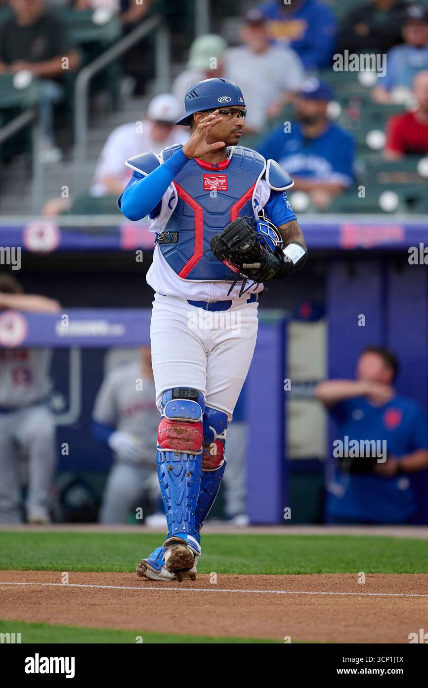 Buffalo Bisons catcher Christian Bethancourt (22) during an MiLB ...