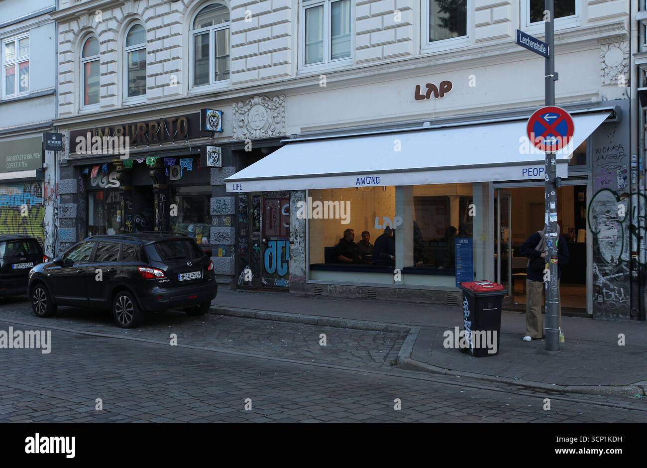 RECORD DATE NOT STATED Filiale der Kaffee-Kette LAP Coffee in Schulterblatt in der Sternschanze ...