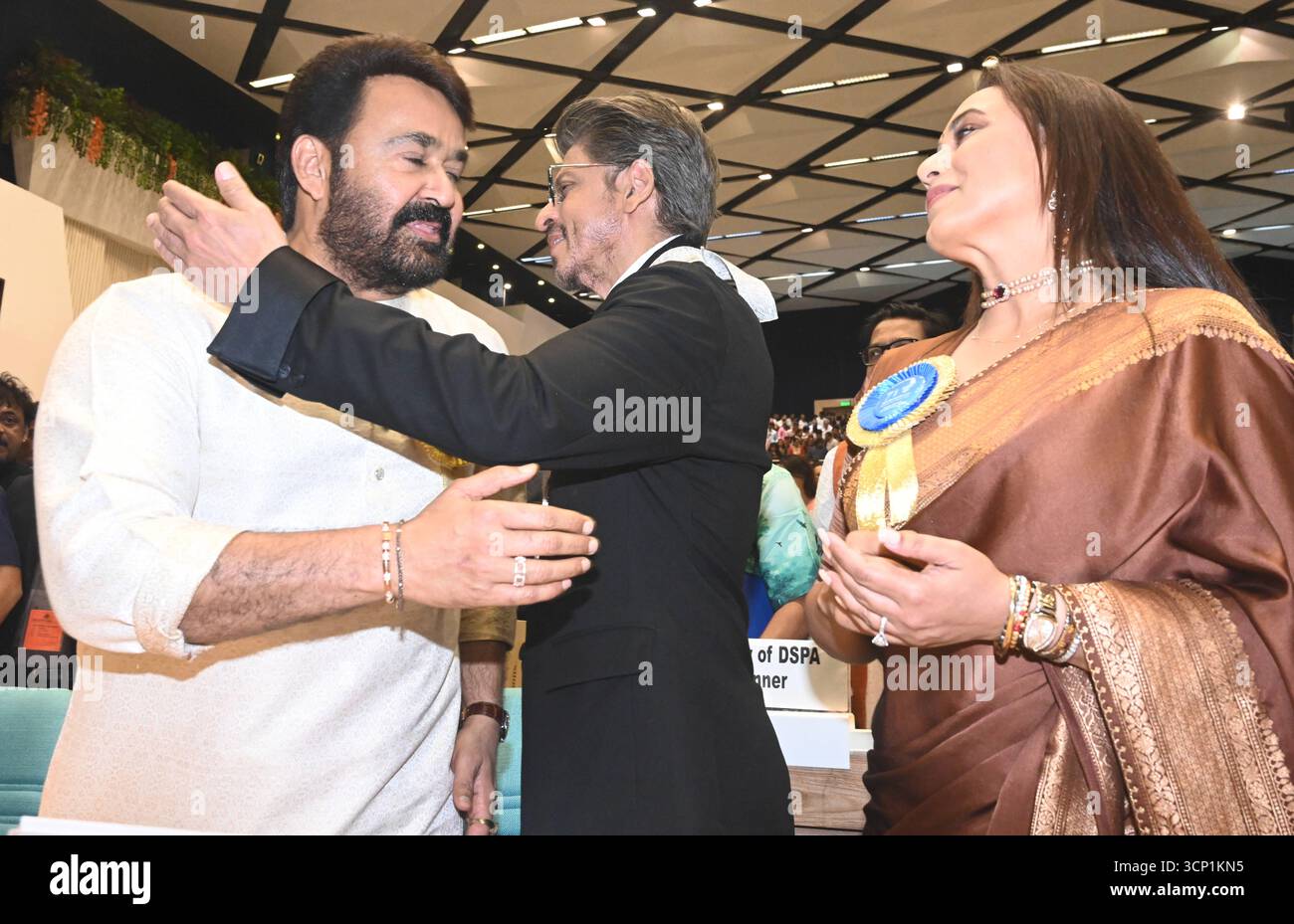 NEW DELHI, INDIA - SEPTEMBER 23: Dadasaheb Phalke awardee Mohanlal ...