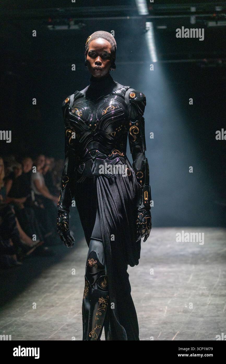 Hengdi Wang Runway Show – London Fashion Week 2025, London. A ...