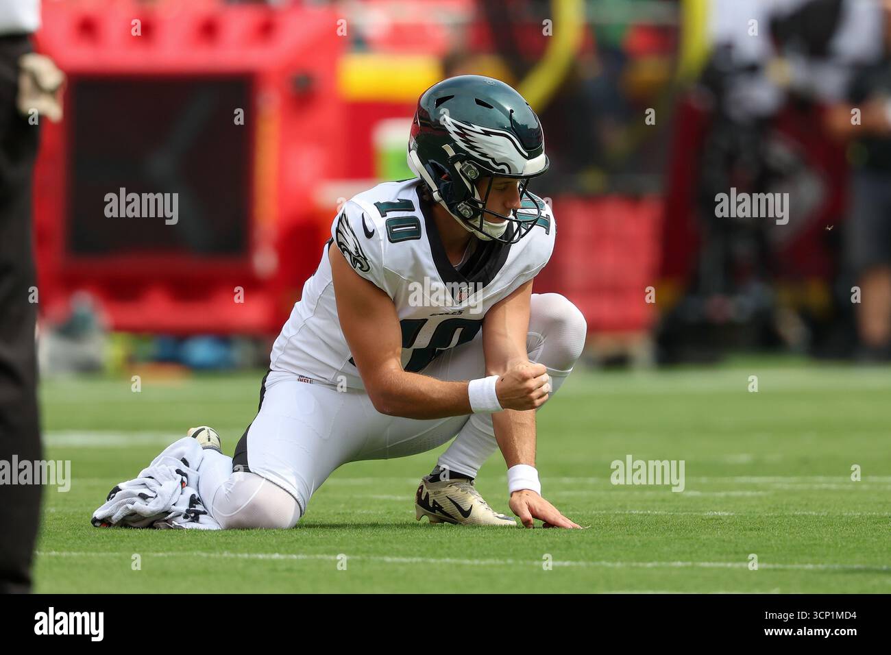 September 14, 2025: Philadelphia Eagles punter Braden Mann (10) is seen ...