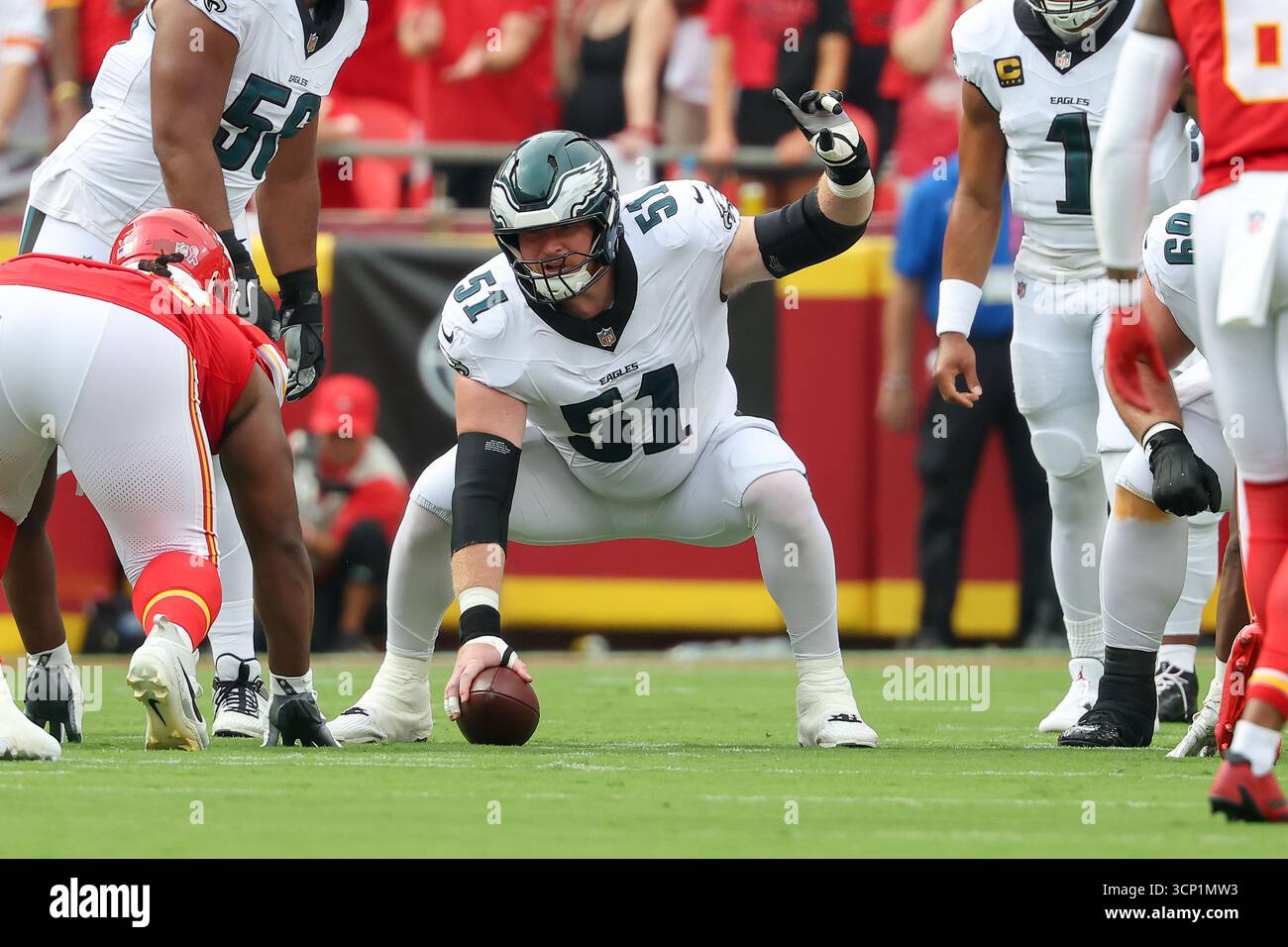 September 14, 2025: Philadelphia Eagles center Cam Jurgens (51) is seen ...