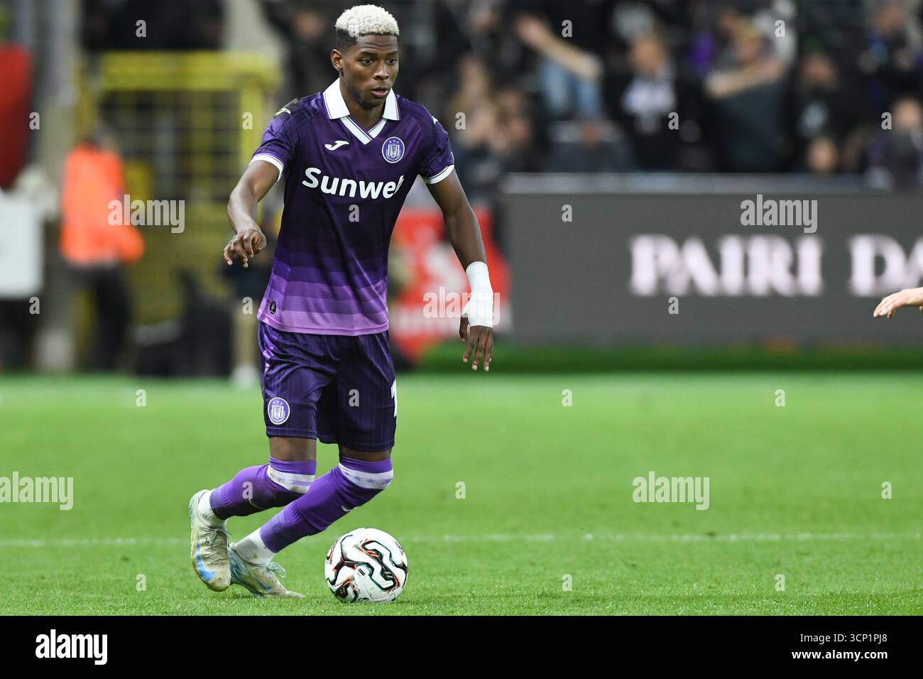Anderlecht's Nilson Angulo pictured in action during a soccer match ...