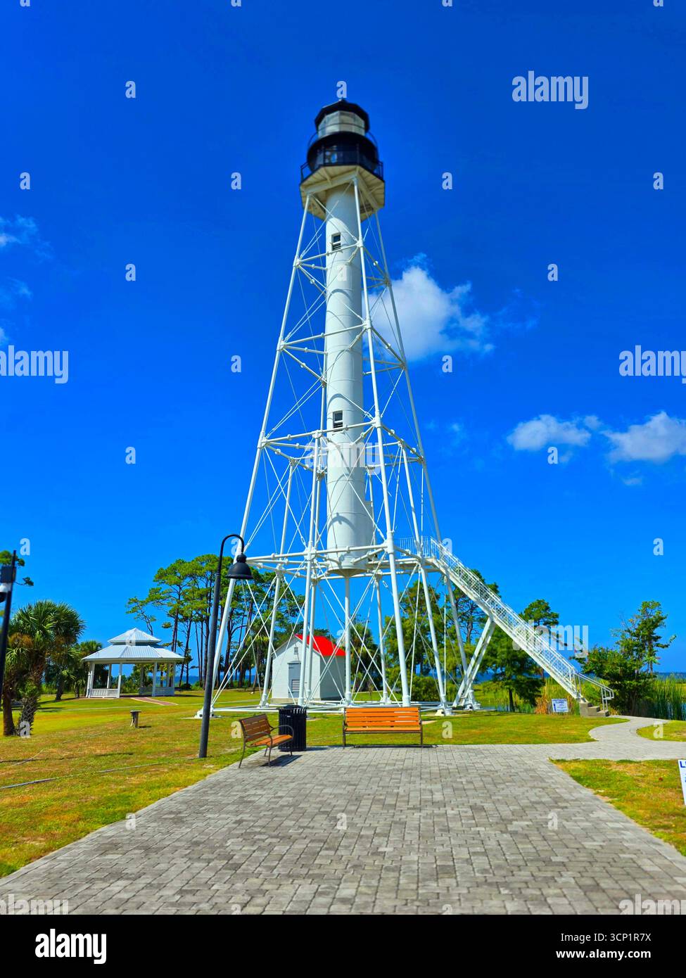 Cape San Blas Lighthouse in George Core Park Port St. Joe Florida ...