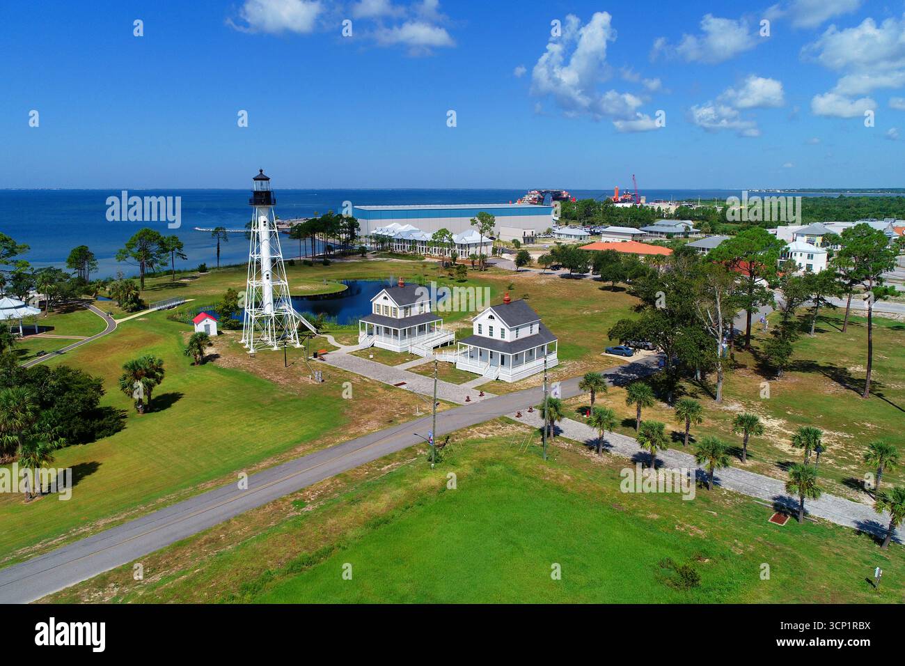 Cape San Blas Lighthouse in George Core Park Port St. Joe Florida ...