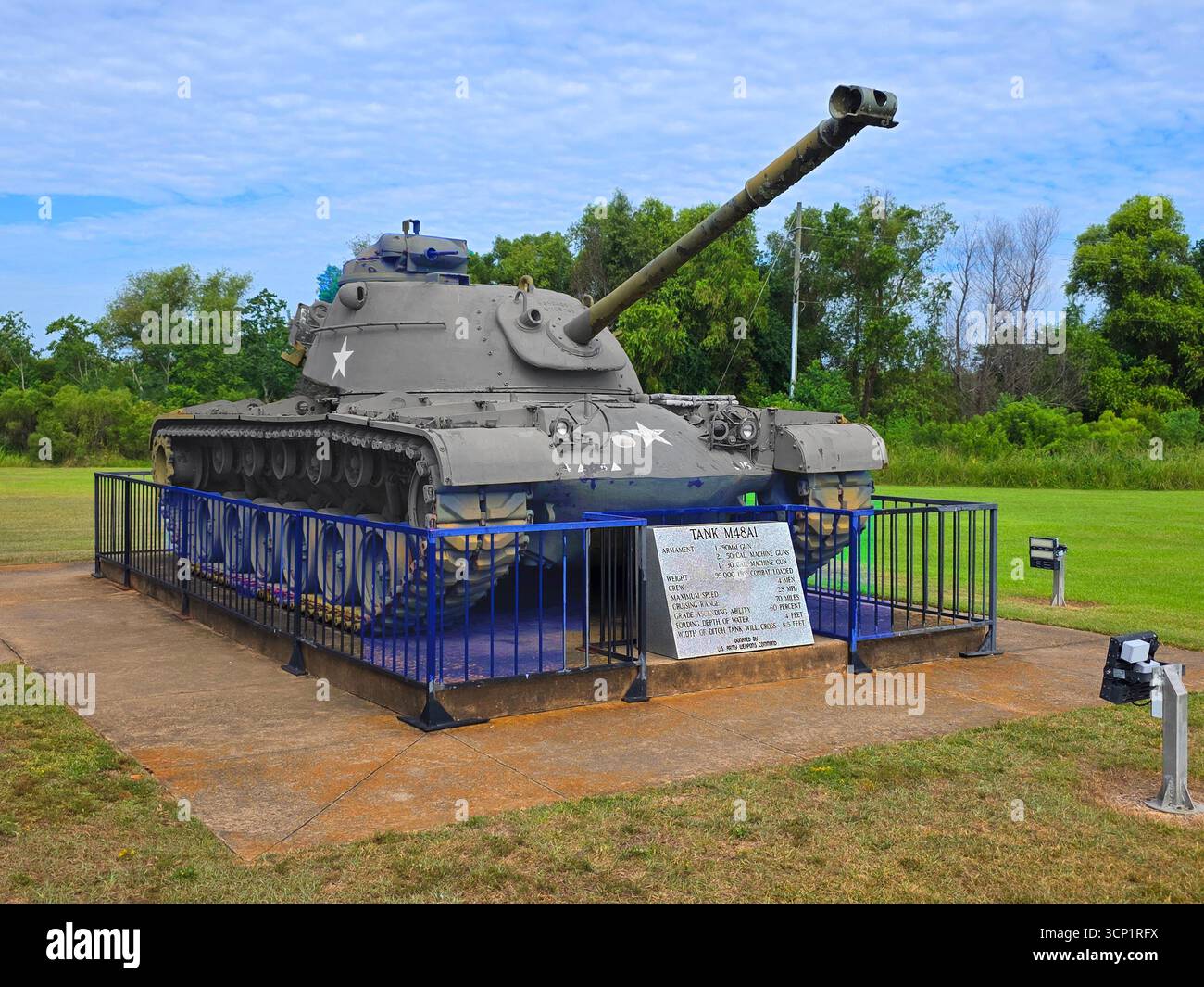 M48 Patton Battle Tank at USS Alabama Battleship Memorial Park Mobile ...