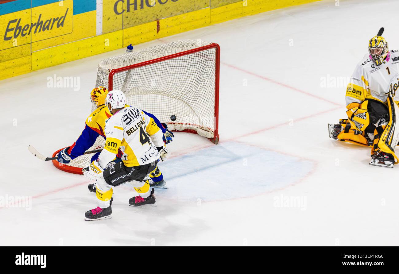 Kloten, Switzerland, 23rd Sept 2025: In the 61st minute, top scorer ...