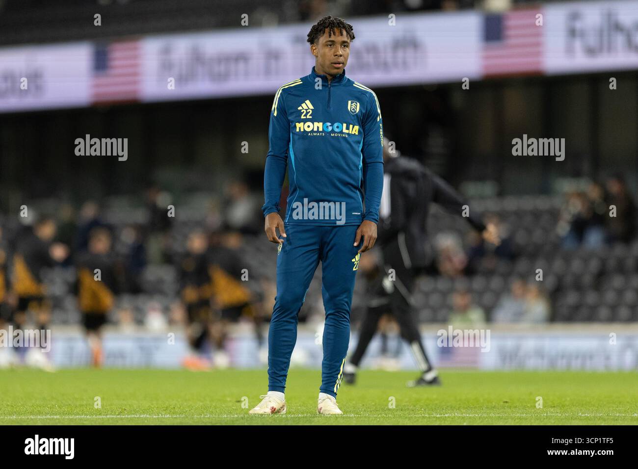 Kevin of Fulham during the EFL Cup match between Fulham and Cambridge ...