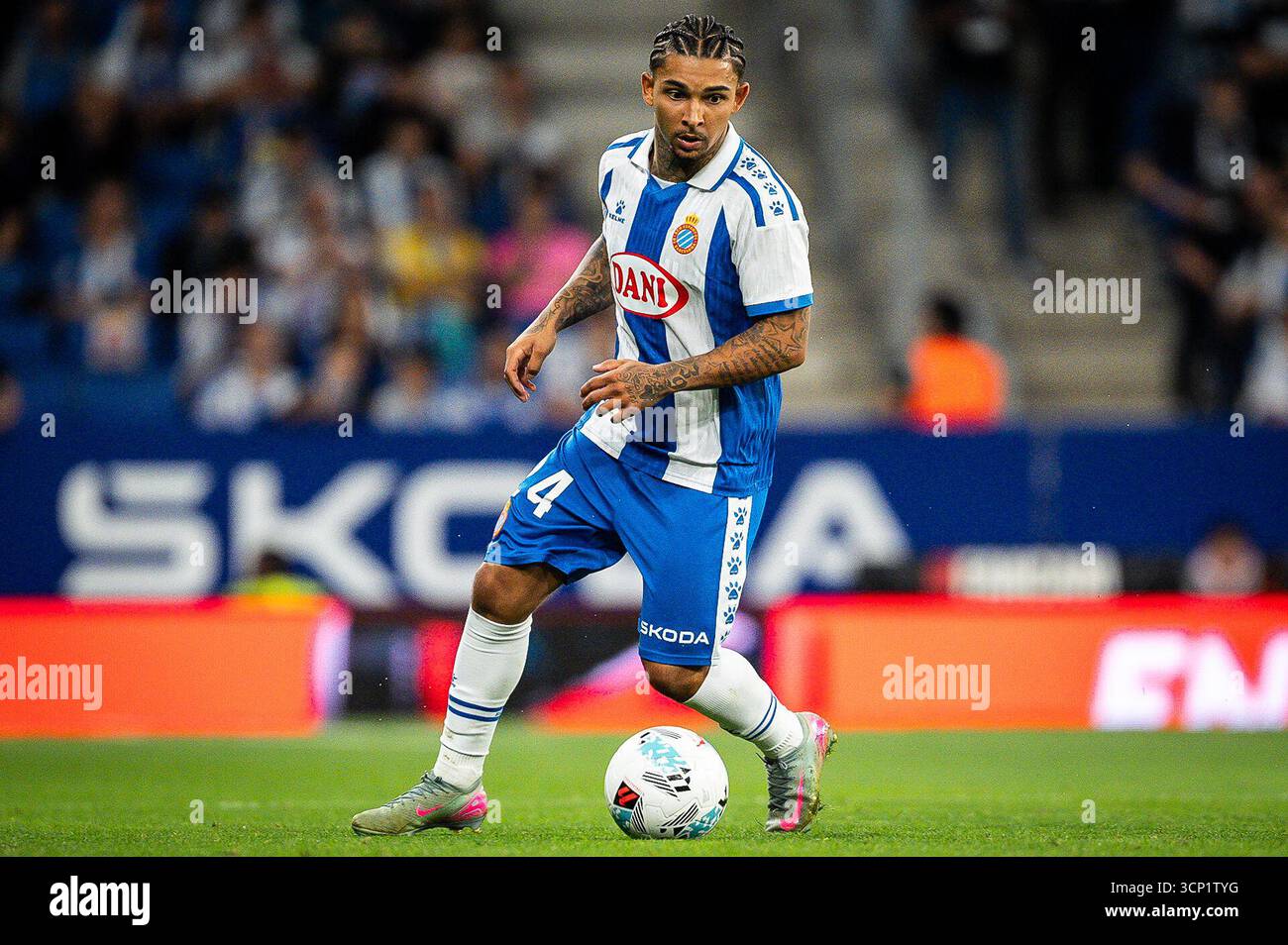 Tyrhys DOLAN of Espanyol Barcelona during the Spanish championship La ...