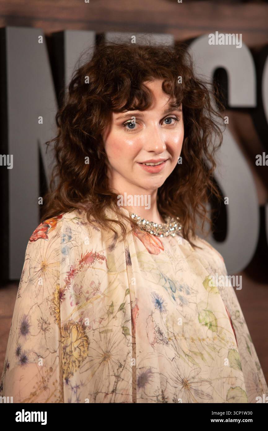 London, United Kingdom. 23th September 2025. Emily Fairn arrives at the London Premiere of ...