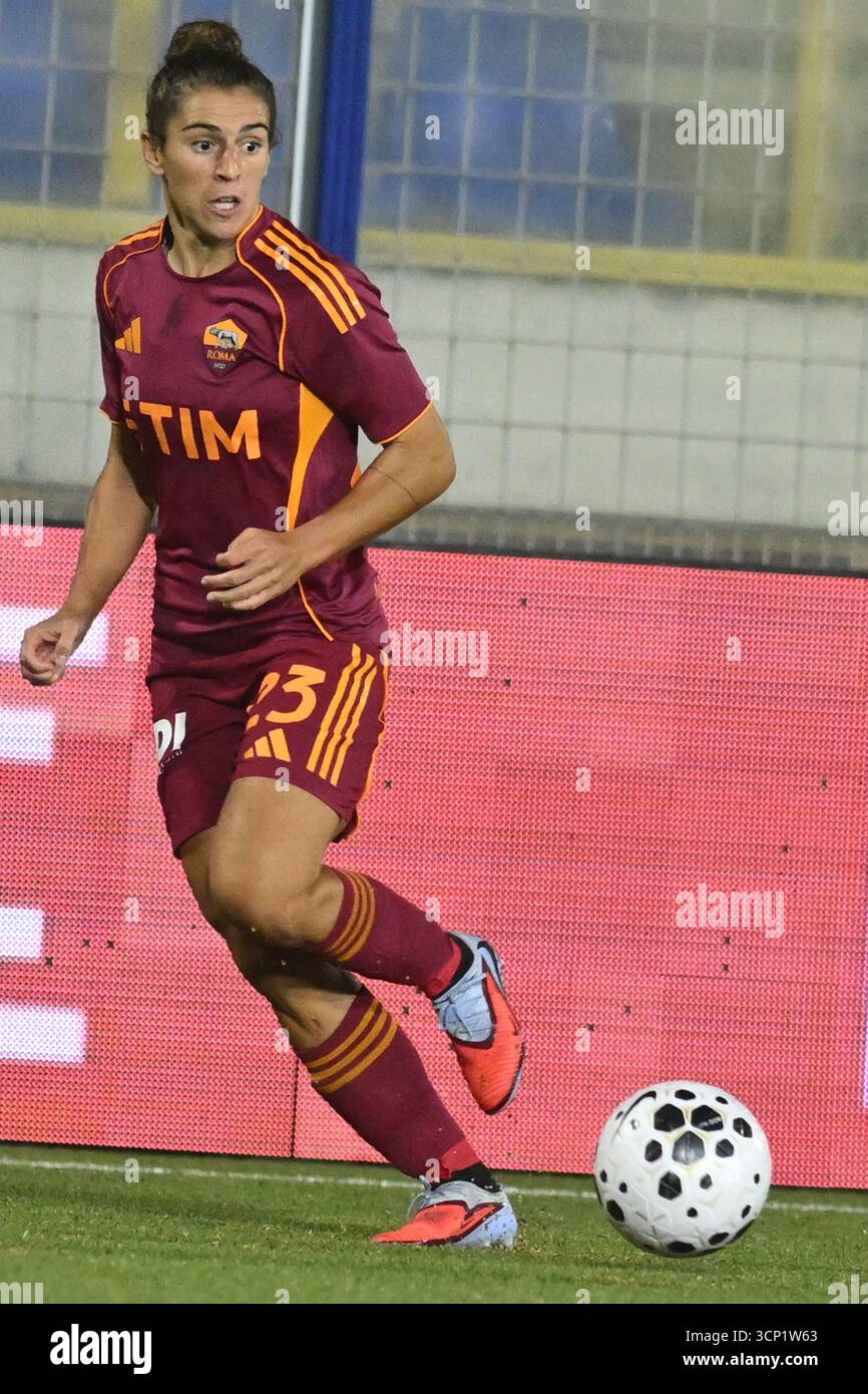 Valentina Bergamaschi of AS Roma in action during the Serie A Women's ...