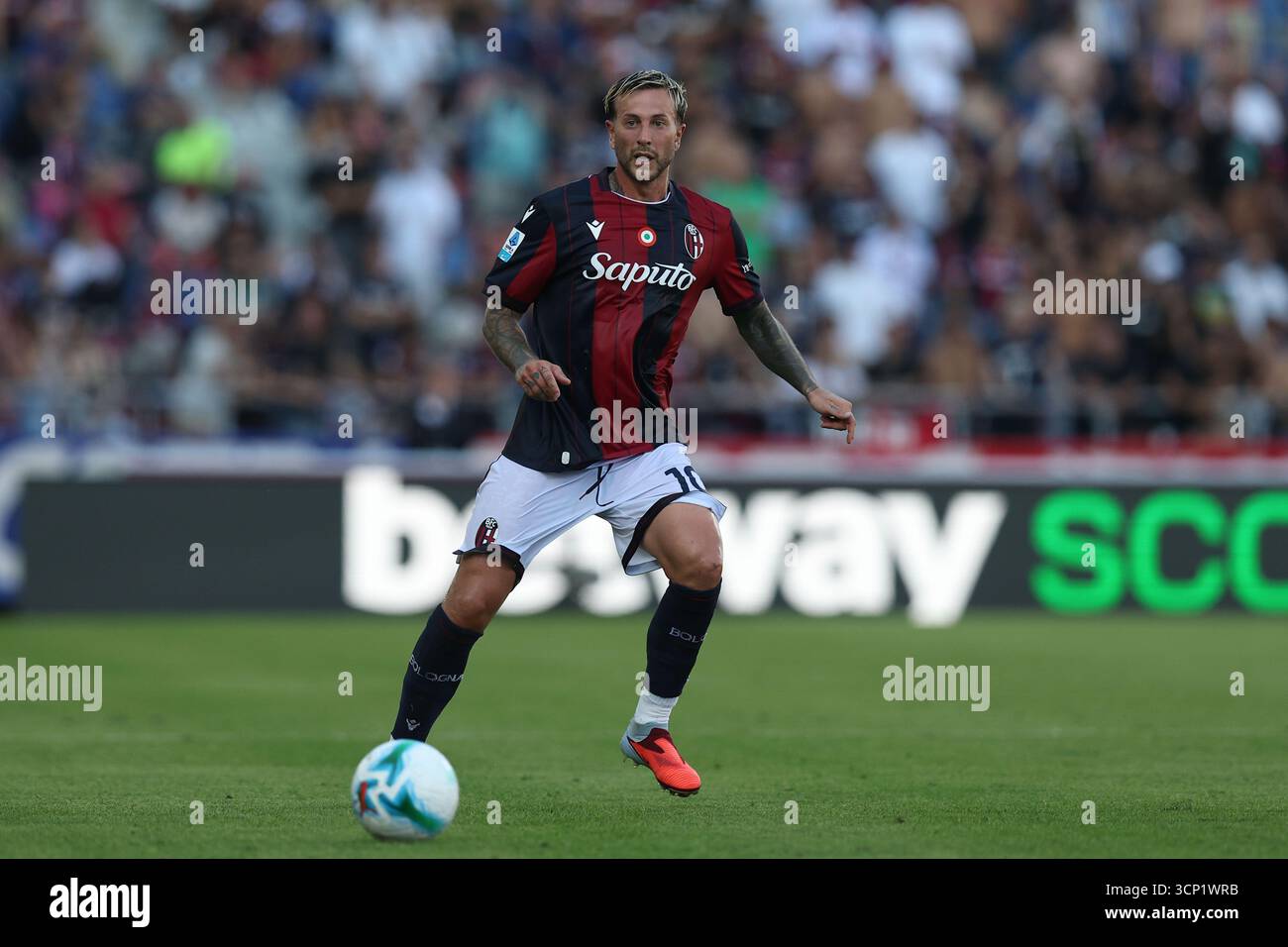 Federico Bernardeschi (Bologna) during the Italian Championship match ...