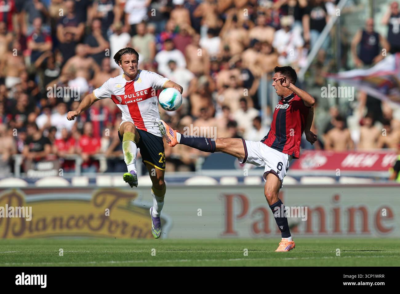 Lorenzo Colombo (Genoa)Nikola Moro (Bologna) during the Italian ...