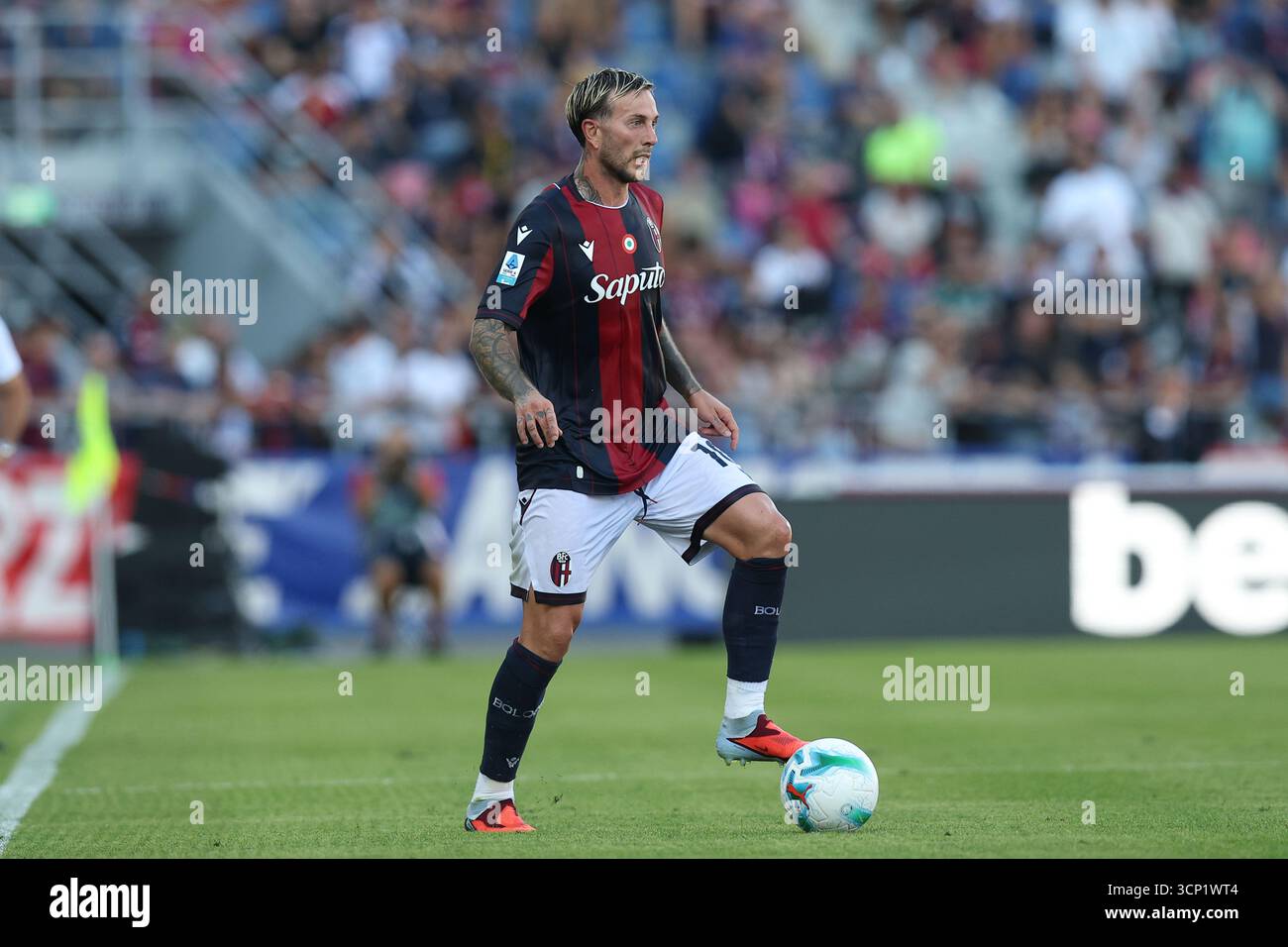 Federico Bernardeschi (Bologna) during the Italian Championship match ...