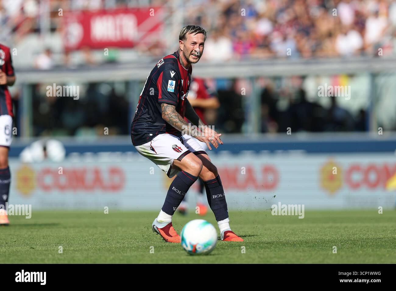 Federico Bernardeschi (Bologna) during the Italian Championship match ...