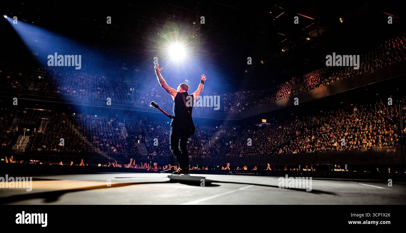 AMSTERDAM - The Danish heavy mental band Volbeat with lead singer and ...