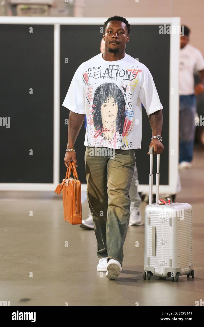 Kansas City Chiefs defensive back Chamarri Conner (27) arrives prior to ...