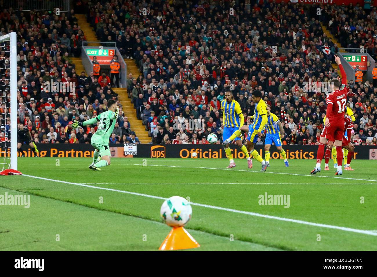 Anfield Stadium, Liverpool, England - 23rd September 2025 Shea Charles ...