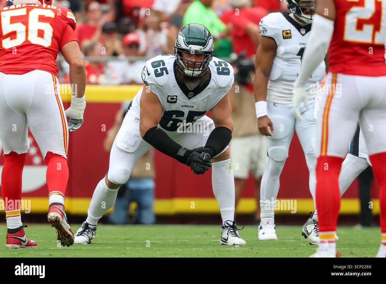 September 14, 2025: Philadelphia Eagles offensive tackle Lane Johnson ...