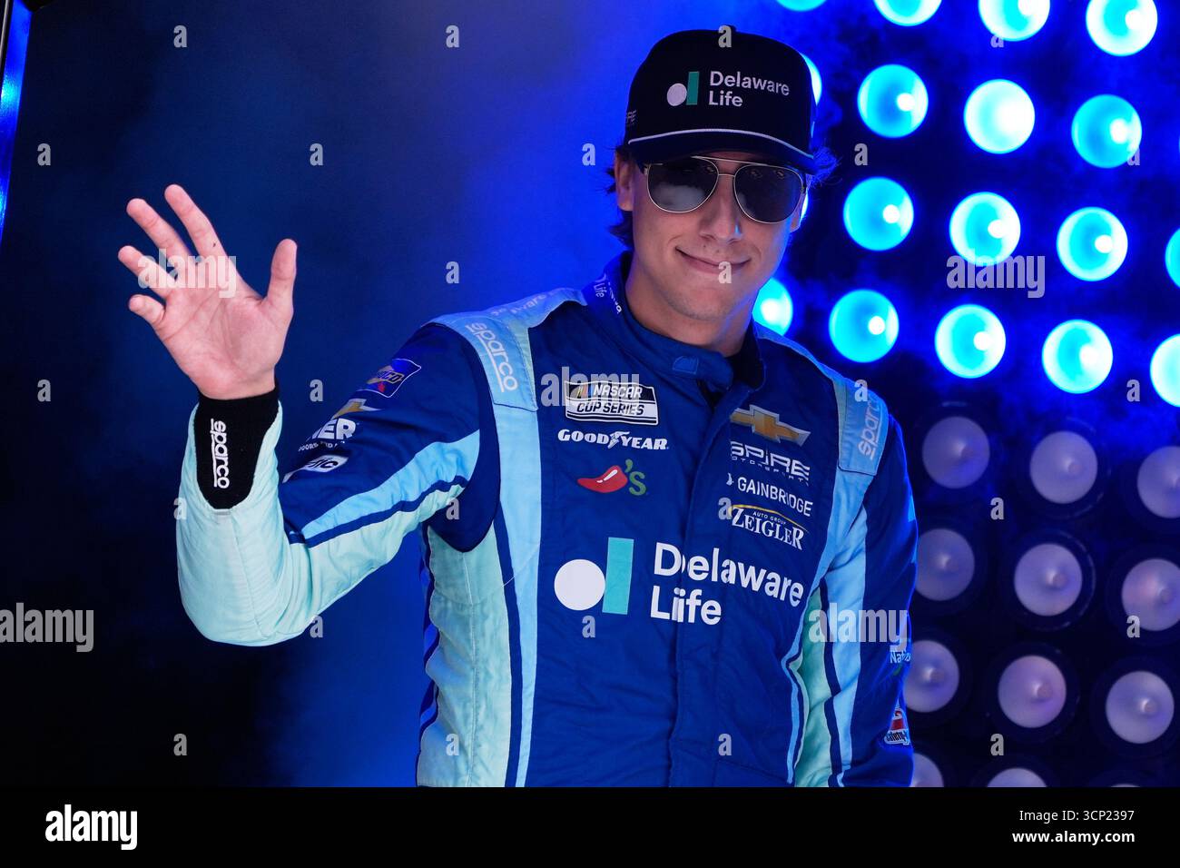 NASCAR Cup Series driver Carson Hocevar (77) at New Hampshire Motor ...