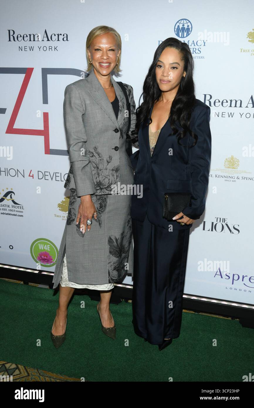 Tonya Lewis Lee and Bianca Lawson attend Fashion 4 Development's 13th ...