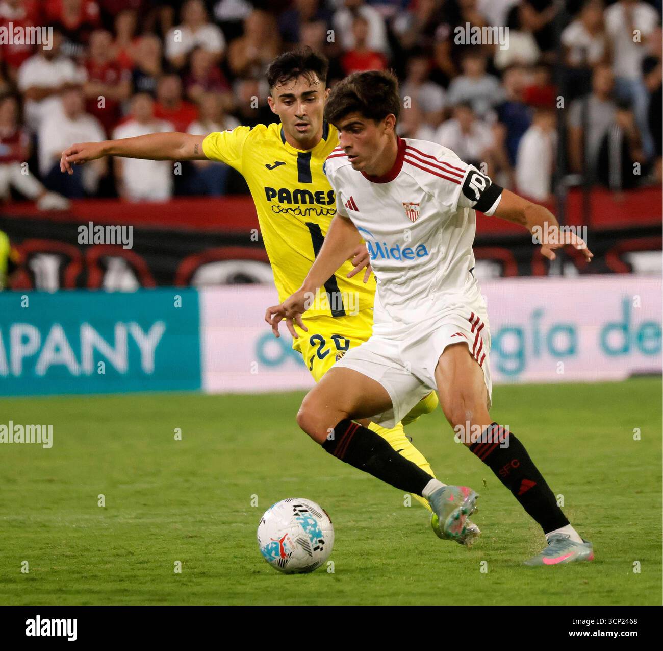 Spanish La Liga EA Sports soccer match Sevilla vs Villarreal at Ramon ...