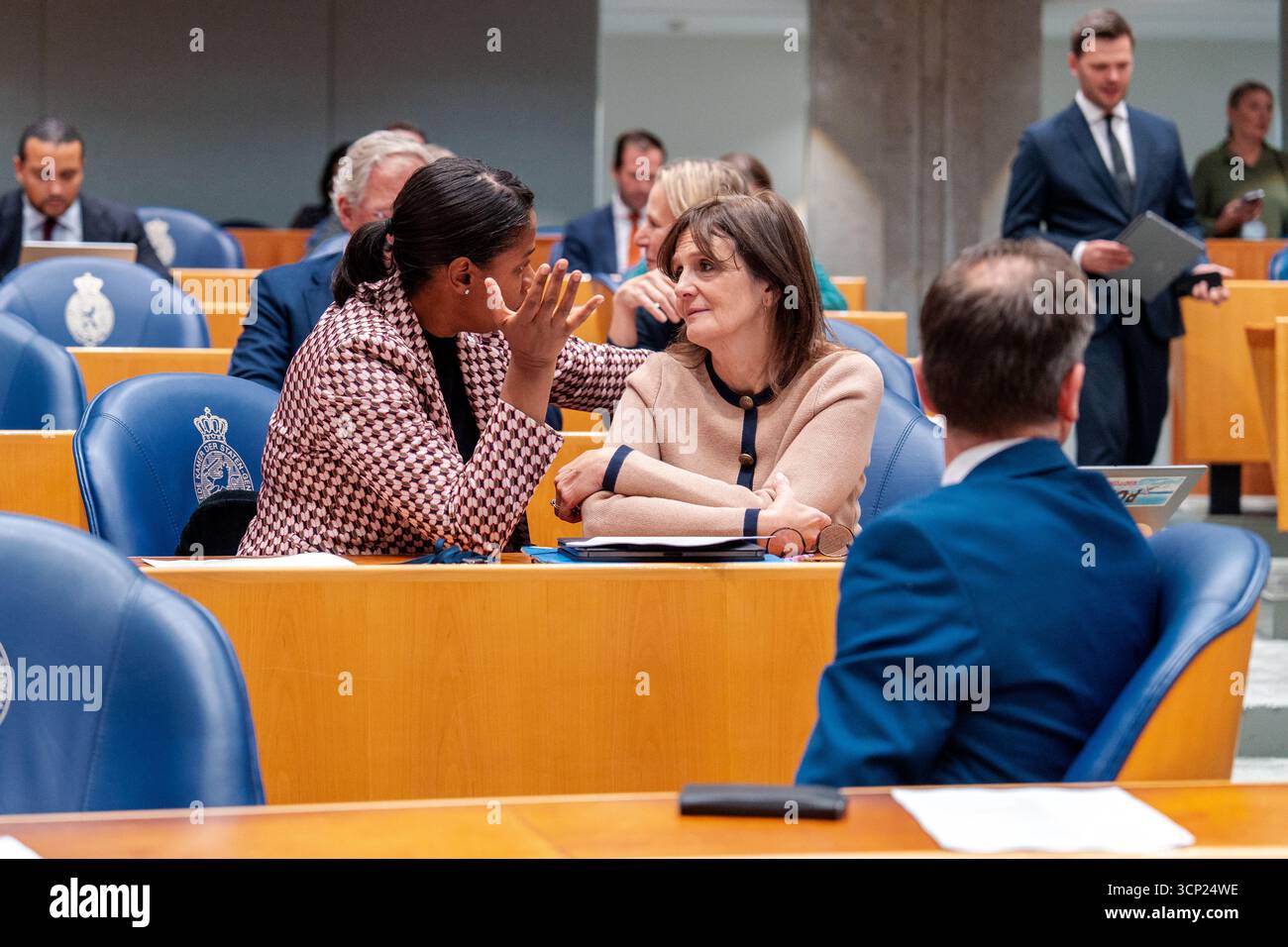 DEN HAAG, NETHERLANDS - SEPTEMBER 23: Merlien Welzijn (NSC), Nicolien ...