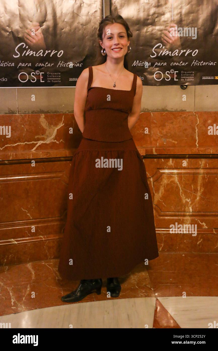 Madrid, Spain, September 23, 2025: Actress Emma Guilera poses for the ...