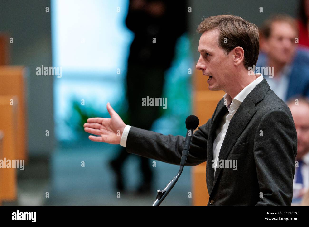 DEN HAAG, NETHERLANDS - SEPTEMBER 23: Laurens Dassen (Volt) during the ...