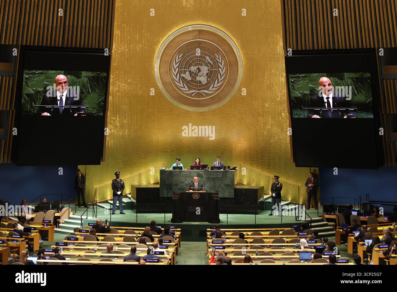 President of Lebanon Joseph Aoun addresses the 80th session of the ...