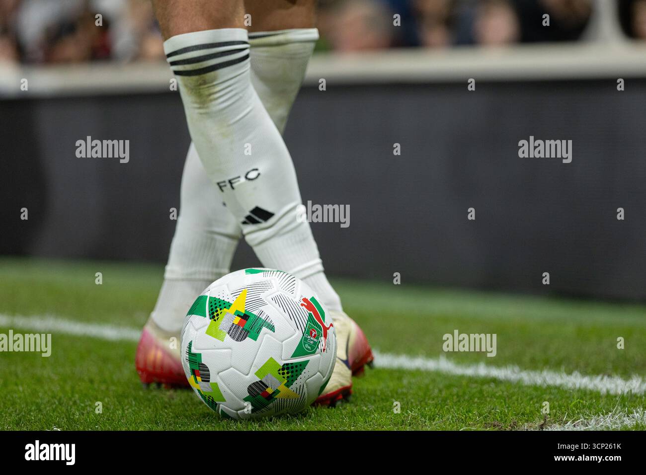 EFL Puma Football during the EFL Cup match between Fulham and Cambridge ...