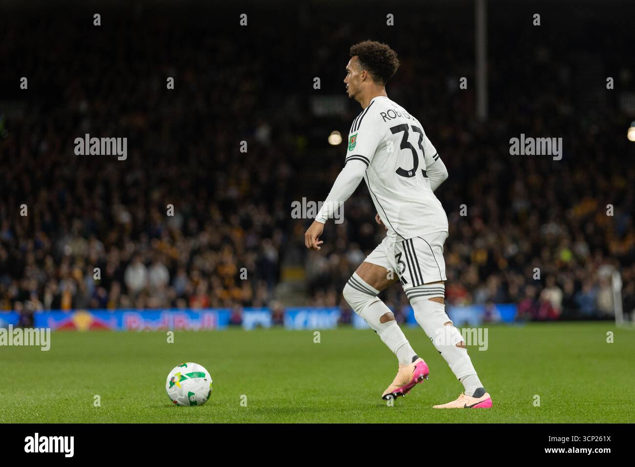 Antonee Robinson of Fulham on the ball during the EFL Cup match between ...