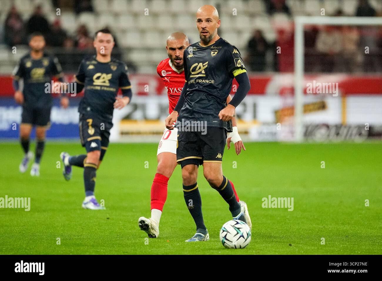 25 Johan GASTIEN (cf63) during the Ligue 2 BKT match between Reims and ...