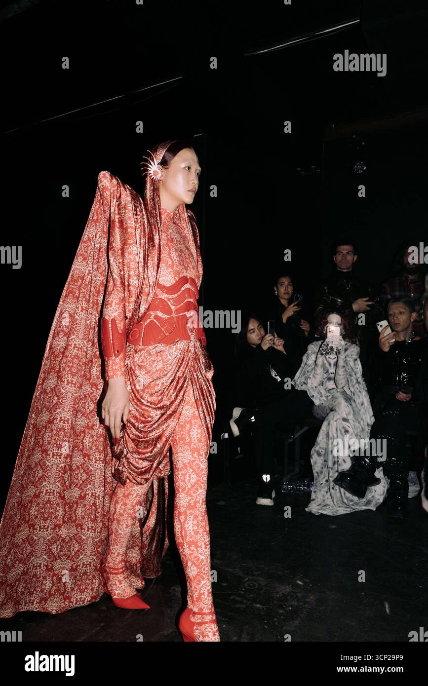 London, UK. 22nd Sep, 2025. Hengdi Wang, the eponymous brand founded in ...
