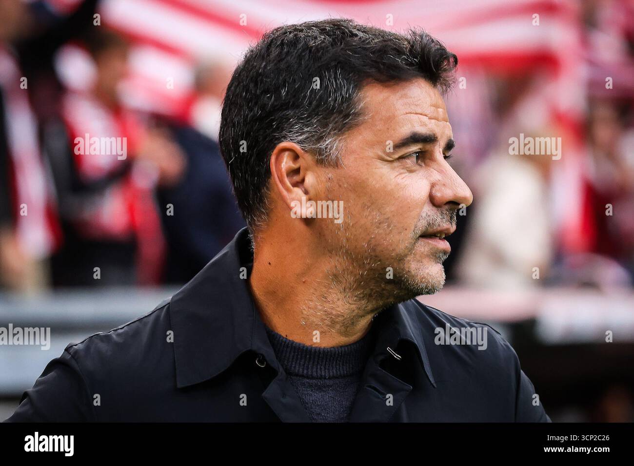 Miguel ANGEL SANCHEZ MUNOZ (Michel) of Girona during the Spanish championship La Liga football ...