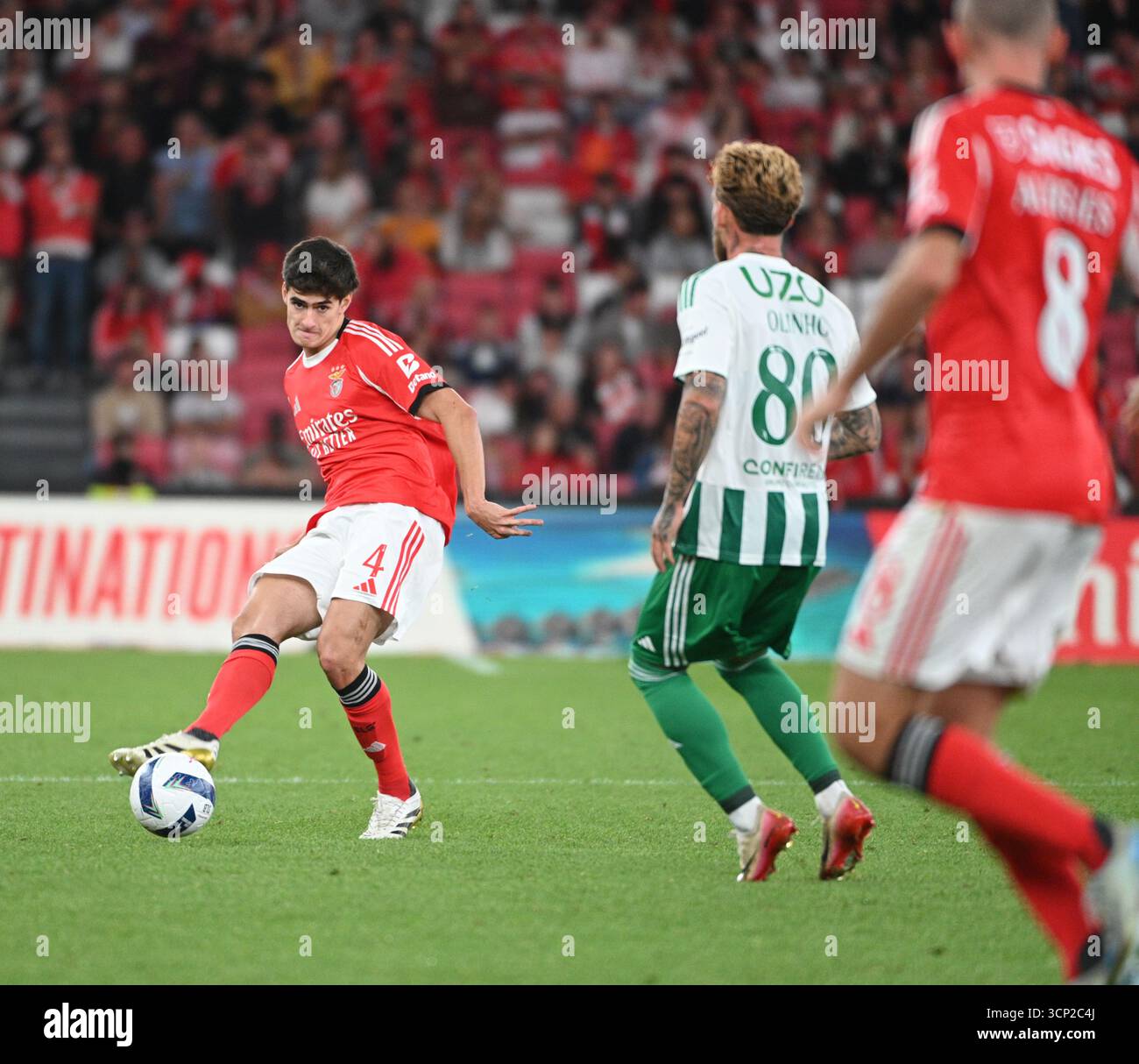 Lisbon, Portugal. 23 September 2025. Benfica against Rio Ave for the ...