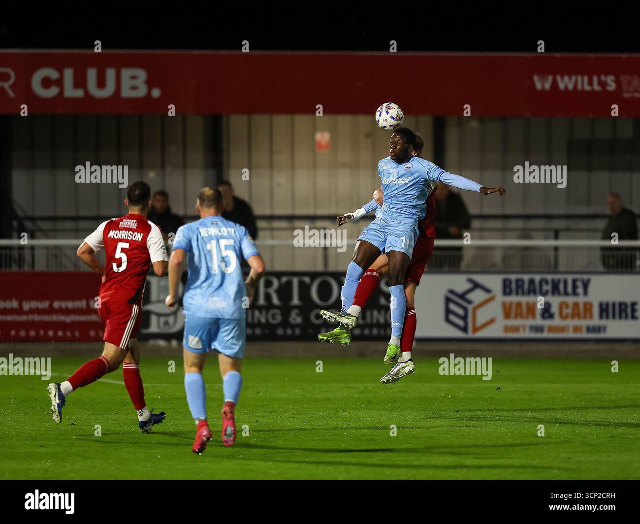 BRACKLEY, ENGLAND - SEPTEMBER 23: Dominic Johnson-Fisher of Truro City ...