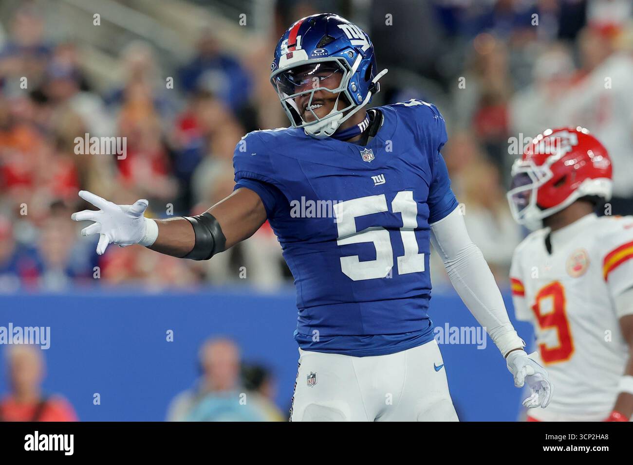 New York Giants linebacker Abdul Carter (51) in action against the ...