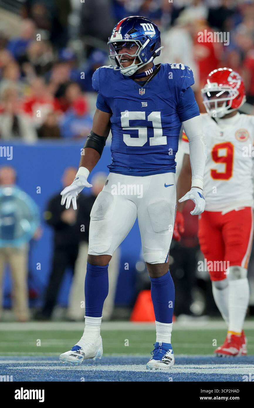 New York Giants linebacker Abdul Carter (51) in action against the ...