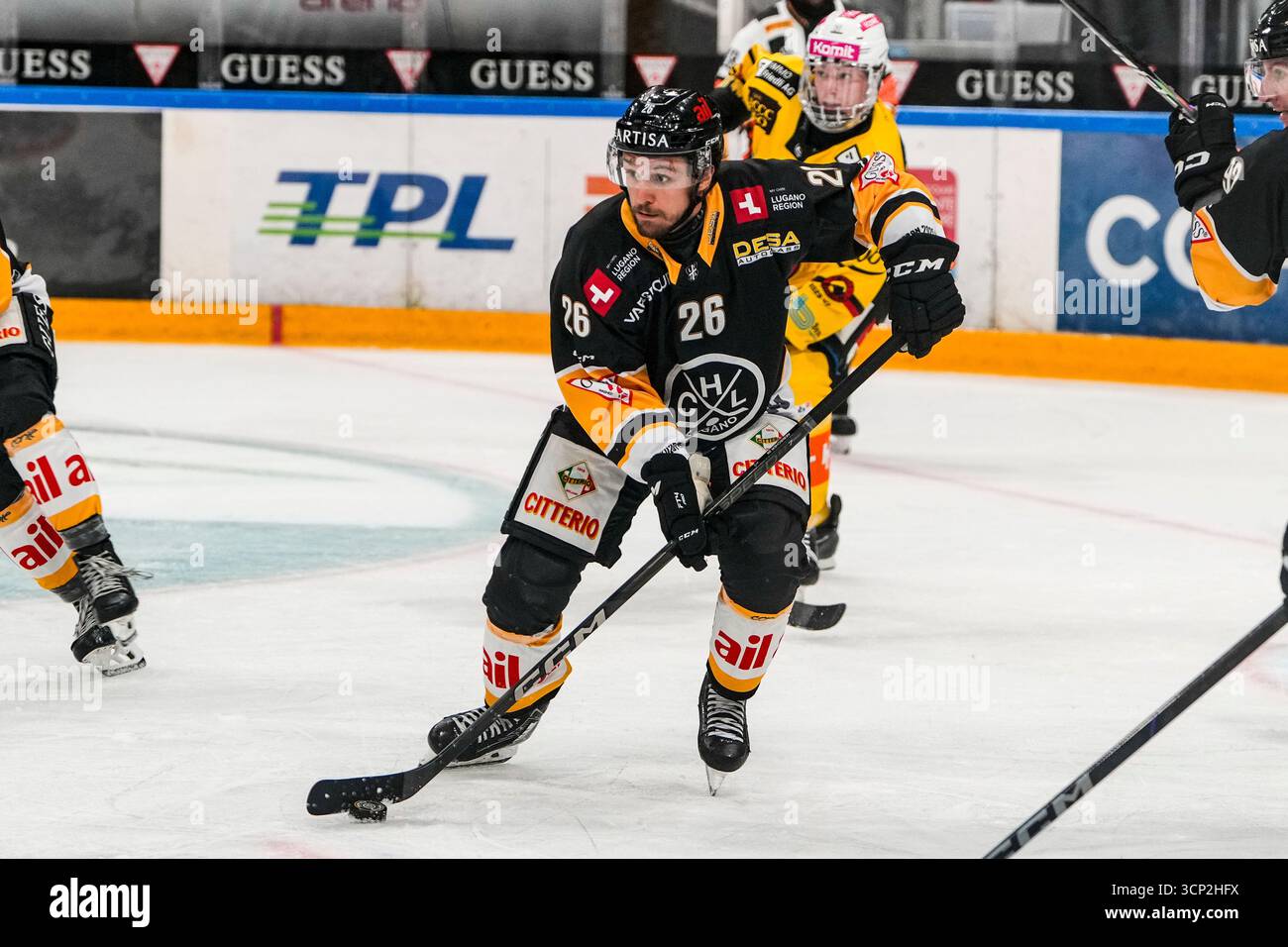 23/09/2025, Porza, Cornèr Arena, NL: HC Lugano - SC Bern, #26 David ...