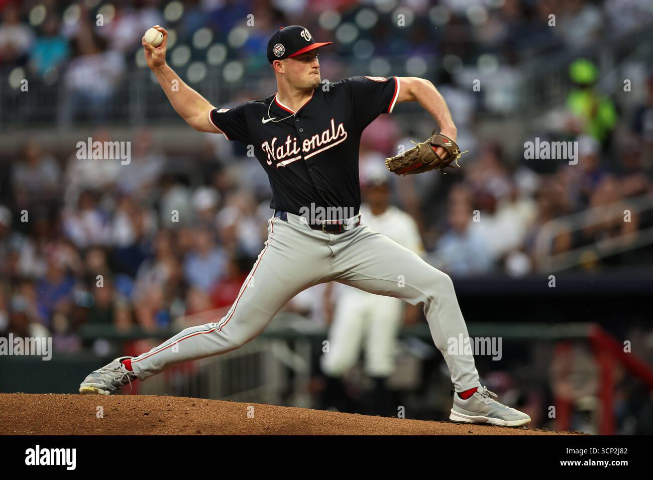 Washington Nationals pitcher Brad Lord delivers in the first inning of ...