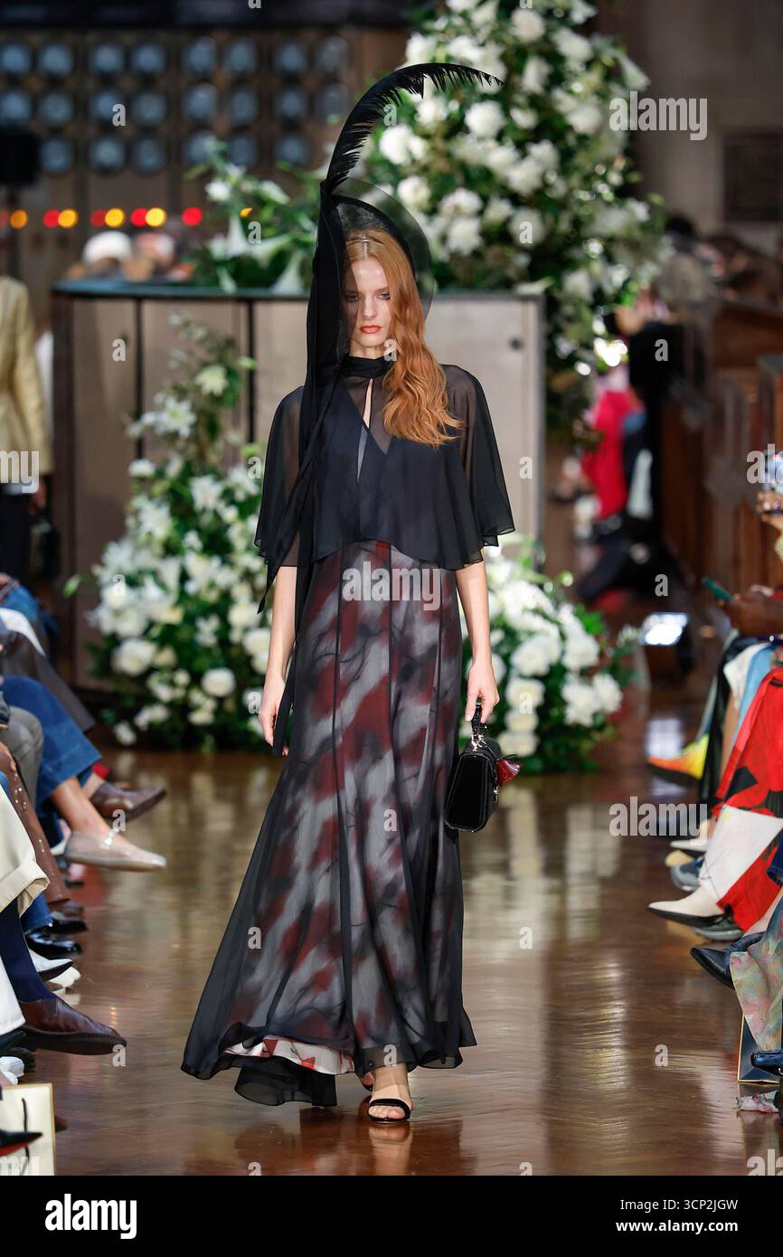 PATRICK McDOWELL Spring-Summer 2026 runway during London Fashion Week ...
