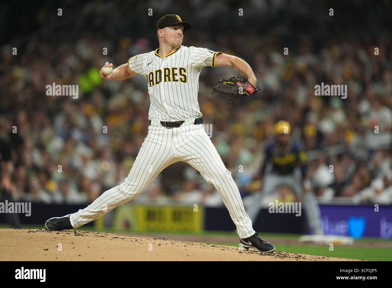 San Diego Padres starting pitcher Nick Pivetta works against a ...